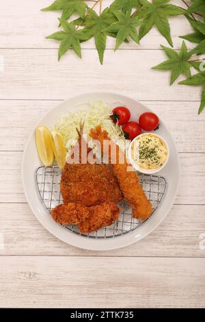 Assorted Deep-fried Seafoods Stock Photo - Alamy
