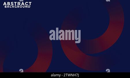 Dark blue and black elegant corporate waves background. Material vector ...