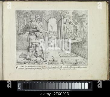 Odysseus embraces Laërtes in his vineyard, Theodoor van Thulden, After ...