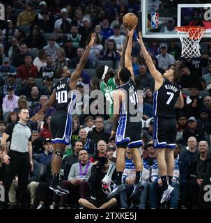 Boston Celtics' Neemias Queta #88 shoots against Los Angeles Lakers ...