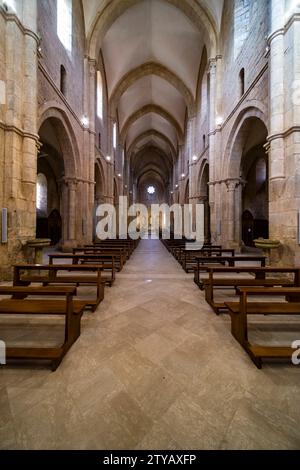 The Abbey of Fossanova, in Italy. Church façade Stock Photo - Alamy