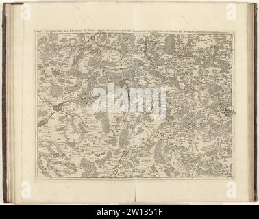 Map of Hainaut and Northern France, 1706, 1706 Map of Hainaut and ...