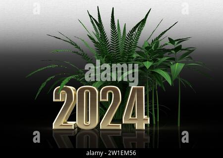happy year 2024 poster Stock Photo - Alamy