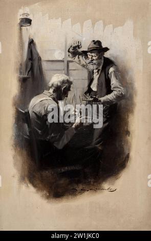 Charles Edward Chambers (American, 1883-1941). Love Birds. Couple in a ...