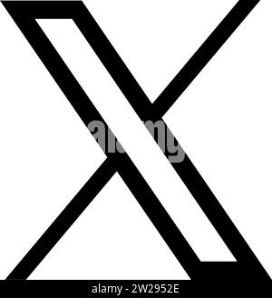 New twitter logo x 2023 twitter x vector logo Stock Vector Image & Art ...