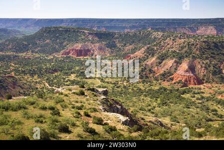 the palo duro canyon system of the caprock escarpment near amarillo ...