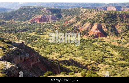the palo duro canyon system of the caprock escarpment near amarillo ...