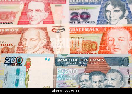 Guatemalan quetzal a business background Stock Photo - Alamy