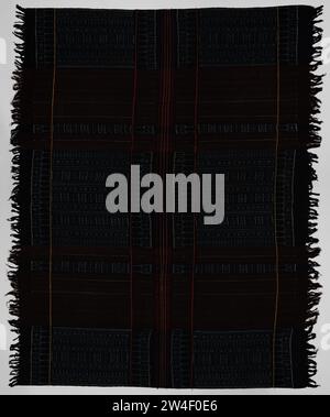 Kokerdoek, anonymous, 1900 - 1949 Tube cloth with geometric motifs ...