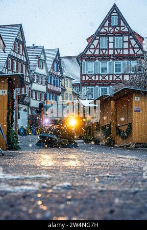 Christmas Market, Calw, Black Forest, Baden-Württemberg, Germany Stock ...