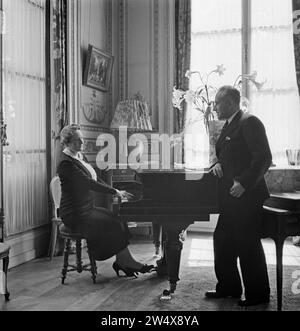 Pavla Vachková-Osusky wife of diplomat Stefan Osusky, and their son ...