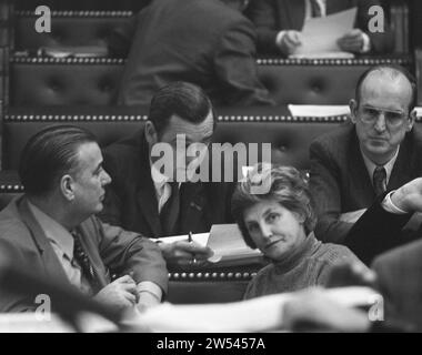 (original caption) Interpellation debate in House of Representatives on ...