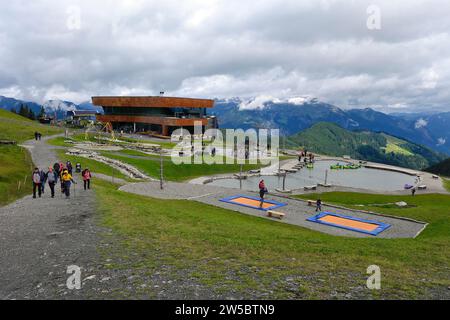 Spieljochbahn mountain station, Fuegen, Tyrol, Austria Stock Photo - Alamy