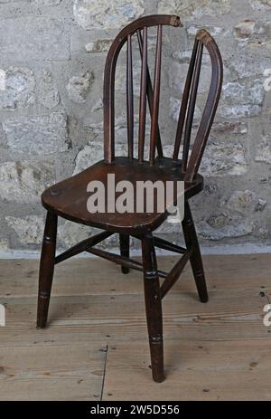 The chair in which prisoner of war Josef Jakobs was shot Stock Photo ...