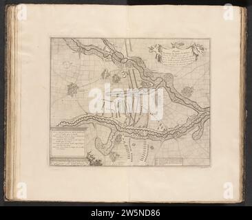 Breaking through the French lines in Brabant, 1705, Zacharias Chatelain ...