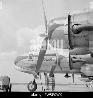 The Douglas DC-4 Edam with the KLM house style and with the Edam logo ...