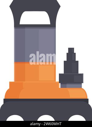 Liquid gear pump icon cartoon vector. Farm system. Industrial equipment ...