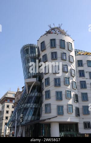 View of the famous Dancing House in Prague Stock Photo - Alamy
