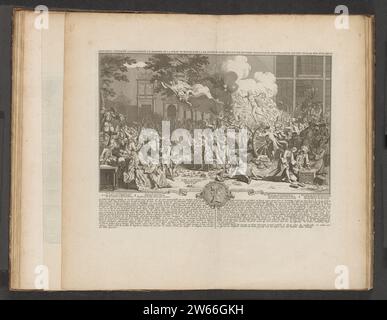 Monument in memory of the foolishness of the year 1720, Bernard Picart ...