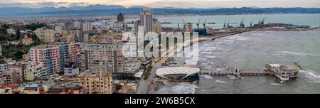 Aerial Image of Durres, Albania Stock Photo - Alamy