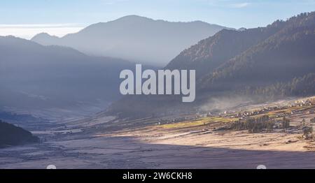Gangtey-Phobji Ramsar Site in the Phobjikha Valley in the Wangdue ...
