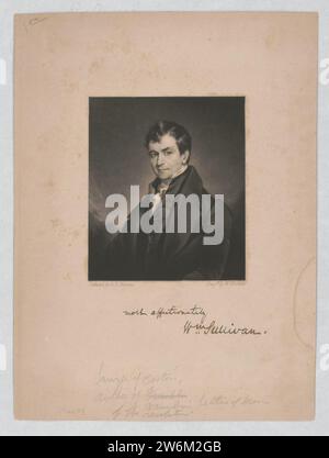 William Sullivan, half-length portrait, facing slightly left] / painted ...
