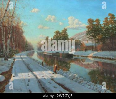 Winter Landscape Boris Bessonov Stock Photo - Alamy