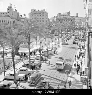 Street scene in Beirut ca. 1950-1955 Stock Photo - Alamy