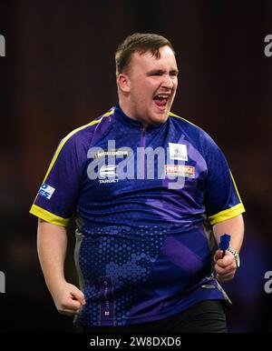 Andrew Gilding reacts during his match against Martin Lukeman during ...