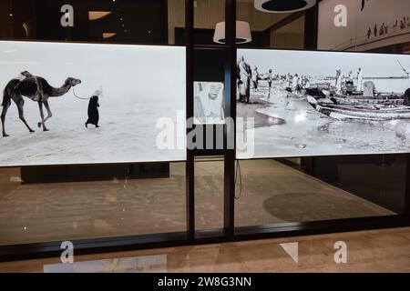 The Unifying The Emirates exhibition inside the modern Etihad Museum in ...