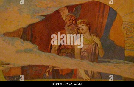 'Wodan Frea Himmelsfenster' by Emil Doepler is a symbolic artwork ...