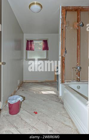 In-progress images of a bathroom remodel Stock Photo - Alamy