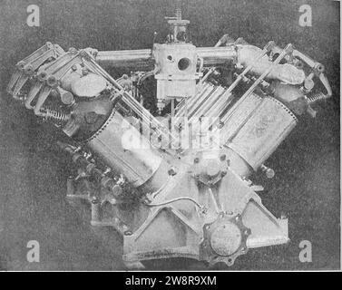 The Wolseley 120 hp V8 aero engine is a historical aircraft engine ...