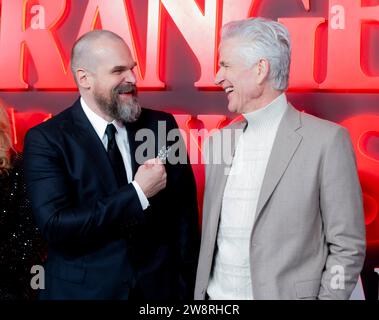 Matthew Modine and David Harbour attends the "Stranger Things: The ...