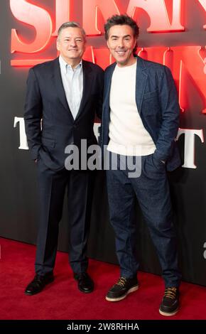 Ted Sarandos and Shawn Levyattends the "Stranger Things: The First ...