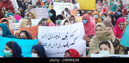 Demonstration Karima Baloch Pakistan Stock Photo - Alamy