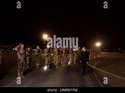 Safawi, Jordan. 21st Dec, 2023. French President Emmanuel Macron meets ...