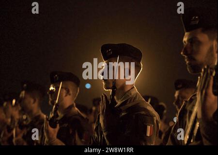 Safawi, Jordan. 21st Dec, 2023. French President Emmanuel Macron ...