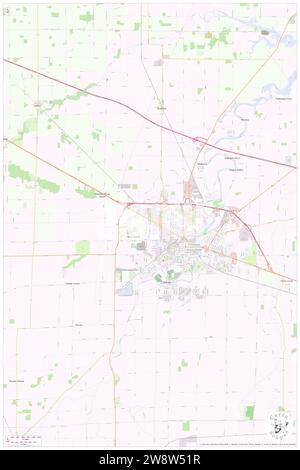 Map of Sandusky in Ohio Stock Photo - Alamy