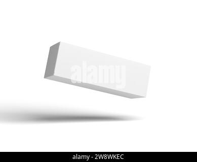 Packaging Box Mockup Isolated on Background. 3D Rendering Stock Photo ...