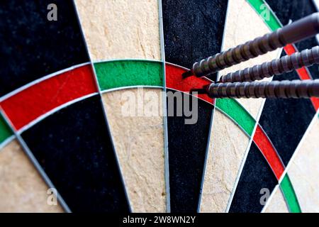 Triple hit point in darts Stock Photo - Alamy