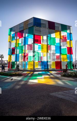 Centre Pompidou Malaga art gallery and museum on the Muelle Uno ...