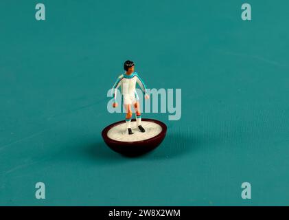 Vintage 1980s West Ham United away kit Subbuteo table football game ...