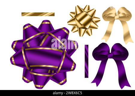 A gift of purple and gold: Regal splendor Stock Photo - Alamy