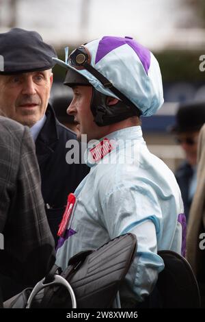 A horse after the Howden Novices' Limited Handicap Chase at Ascot ...