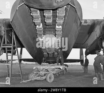 Bomb bay of a Lancaster bomber Stock Photo - Alamy