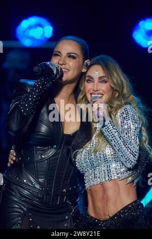 Anahi of the Mexican pop band RBD performs in concert at the Foro Sol ...