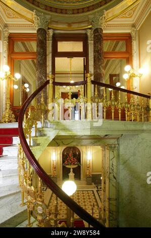 Albrechtsberg Palace, interior views Stock Photo - Alamy