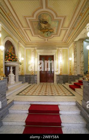 Albrechtsberg Palace, interior views Stock Photo - Alamy