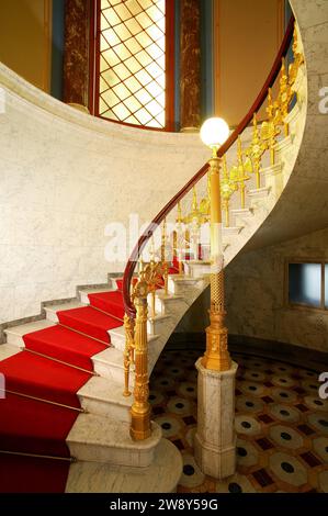 Albrechtsberg Palace, interior views Stock Photo - Alamy